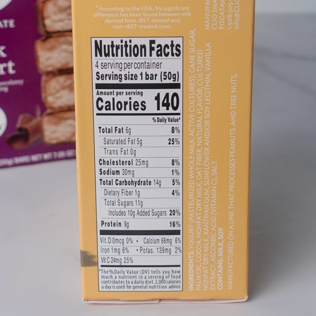 REVIEW: Clio Greek Yogurt Bars » Protein Snack Reviews