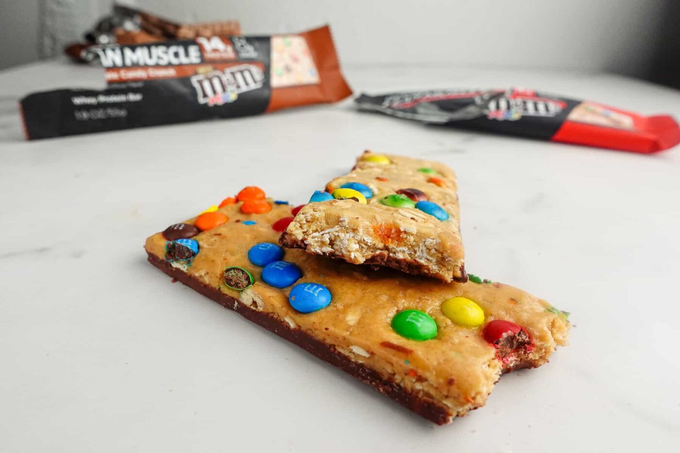 REVIEW: Detour Lean Muscle Protein Bars with M&M's » Protein Snack Reviews