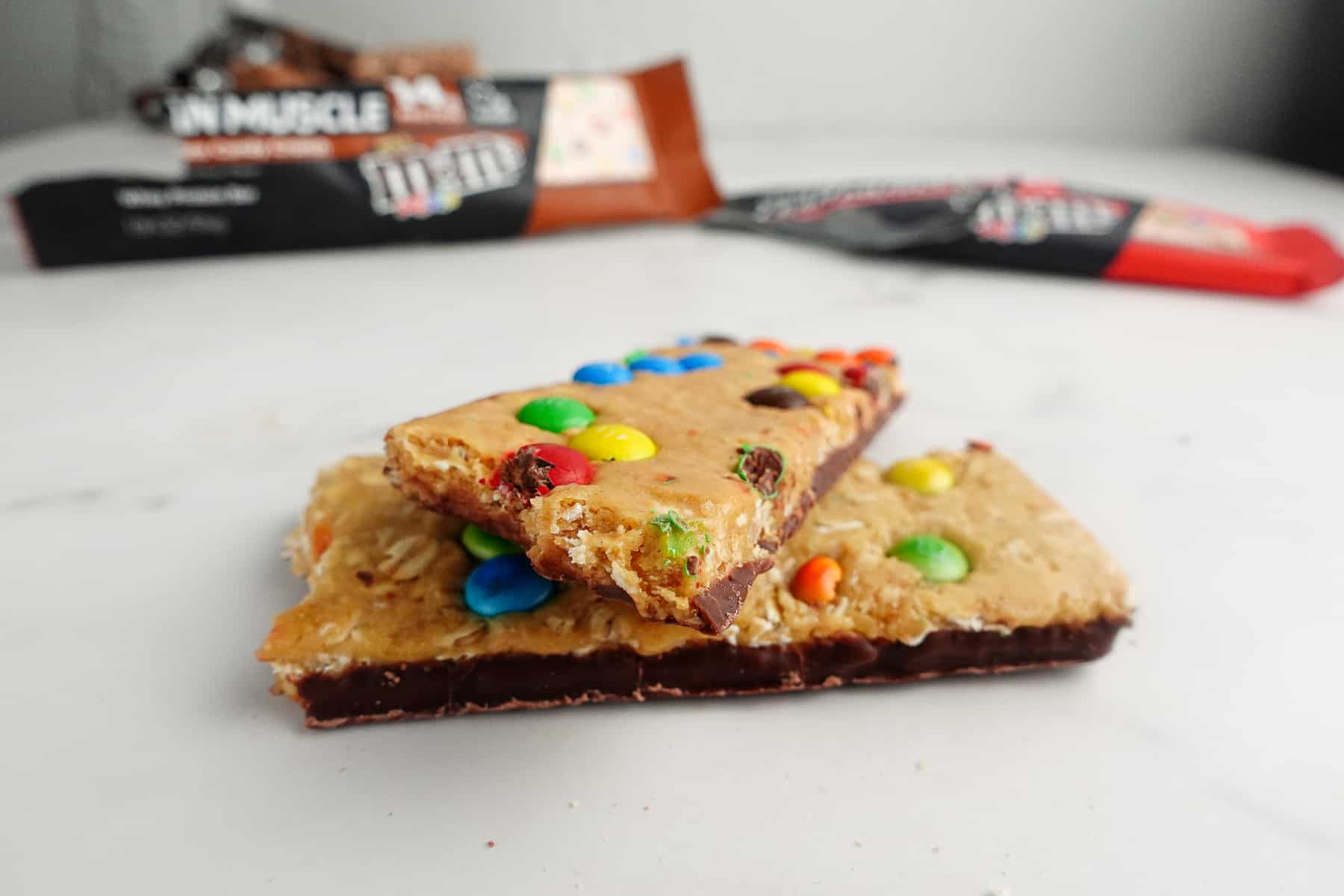 REVIEW: Detour Lean Muscle Protein Bars with M&M's » Protein Snack Reviews