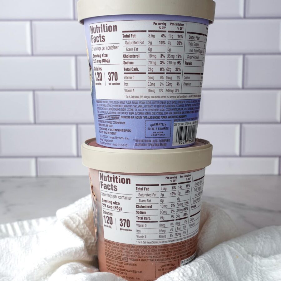 REVIEW: Target's Favorite Day Light Ice Cream Pints » Protein Snack Reviews