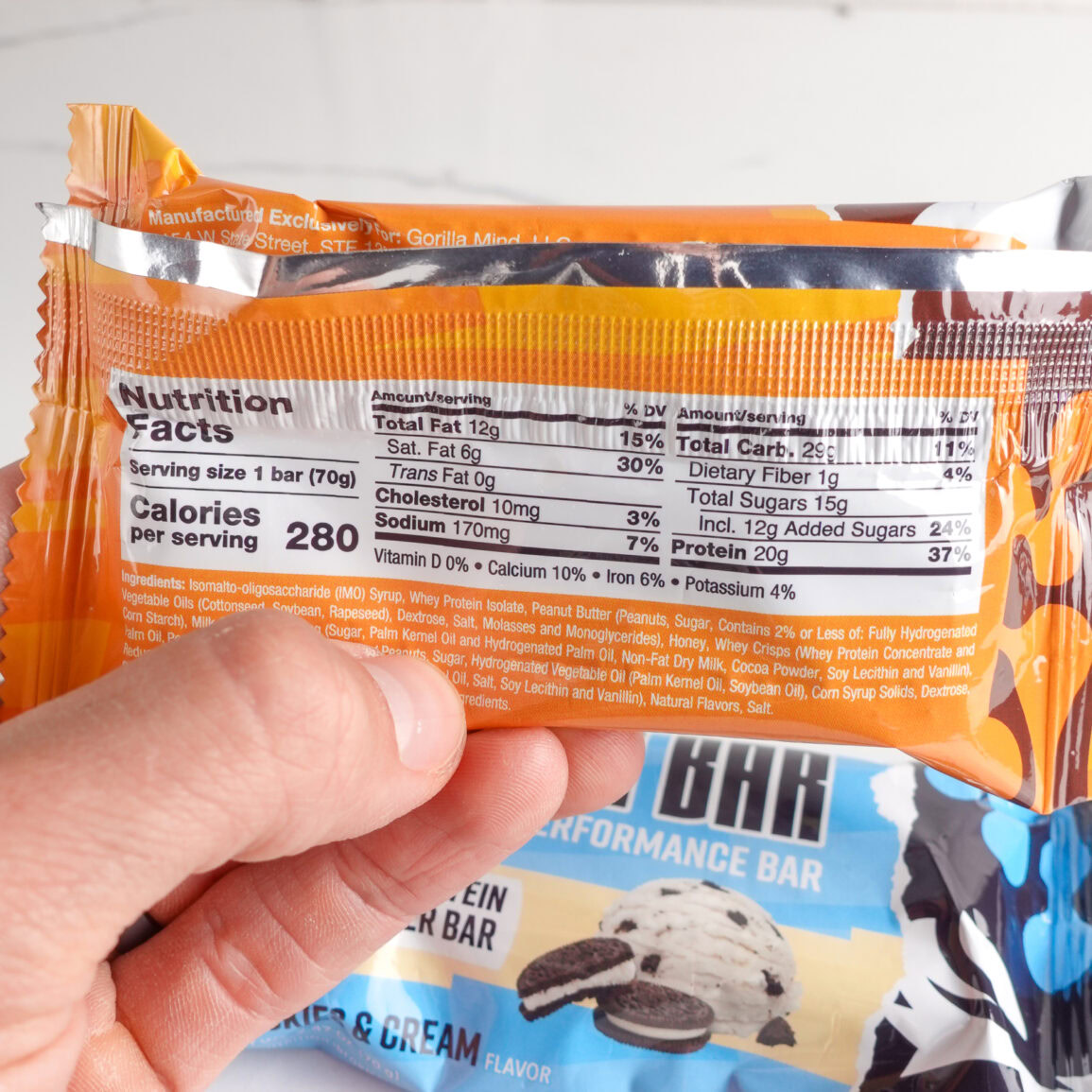REVIEW: Gorilla Mind Protein Bars (An Anabar Dupe) » Protein Snack Reviews