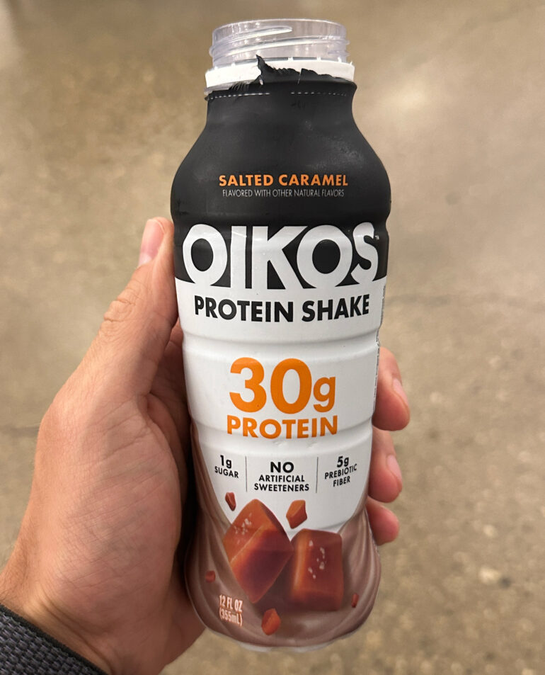 REVIEW: Oikos Protein Shakes With 30g Protein » Protein Snack Reviews